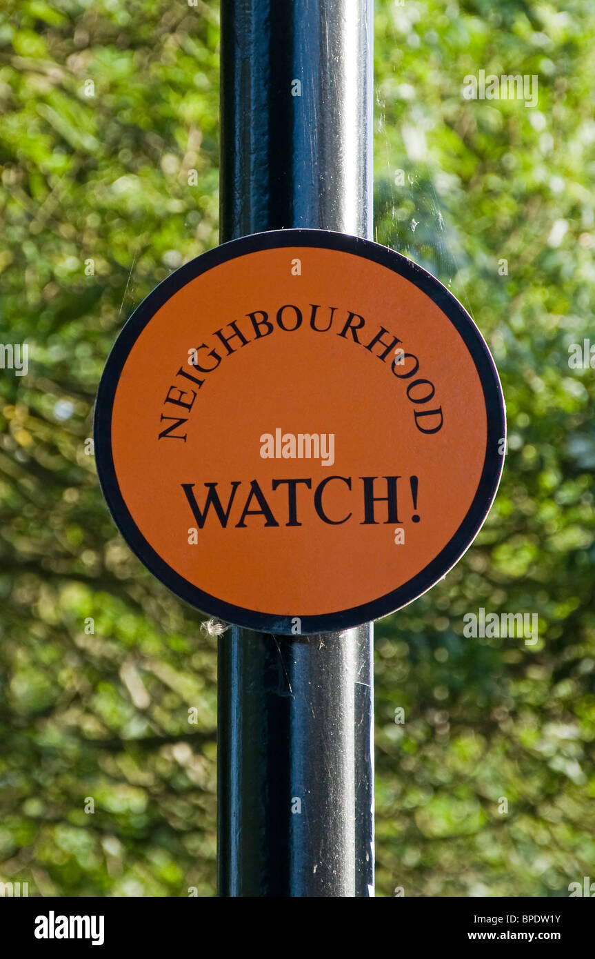 Neighbourhood watch sign hi-res stock photography and images - Alamy