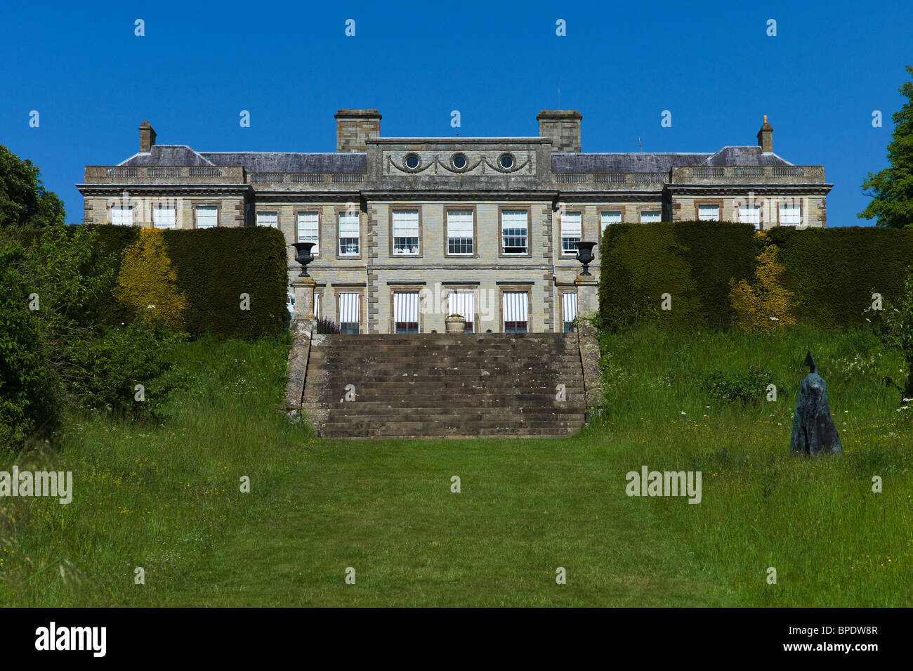 footpath through the estate grounds of Ragley hall Warwickshire The ...