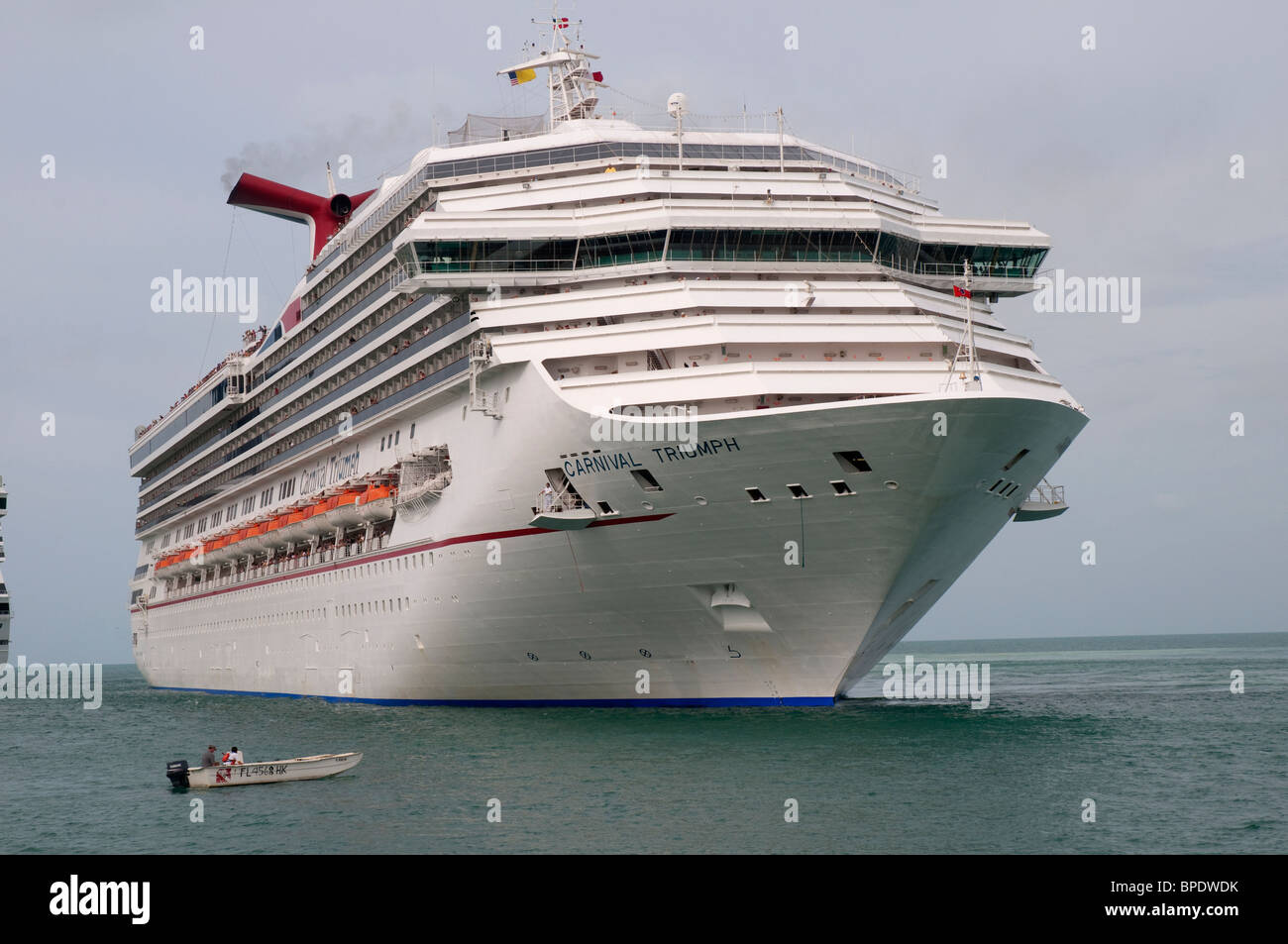 Cruise ship at anchor in Key West, Florida, USA Stock Photo - Alamy