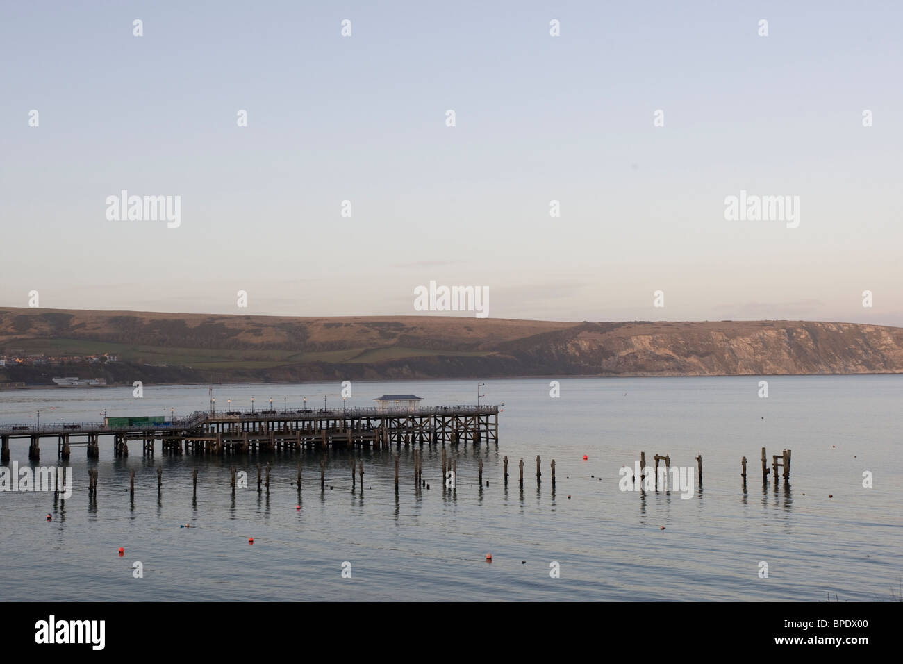 Old swanage pier hi-res stock photography and images - Alamy