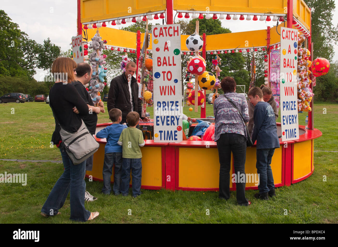 A Fairground stall where you win a prize every time at a village fete ...
