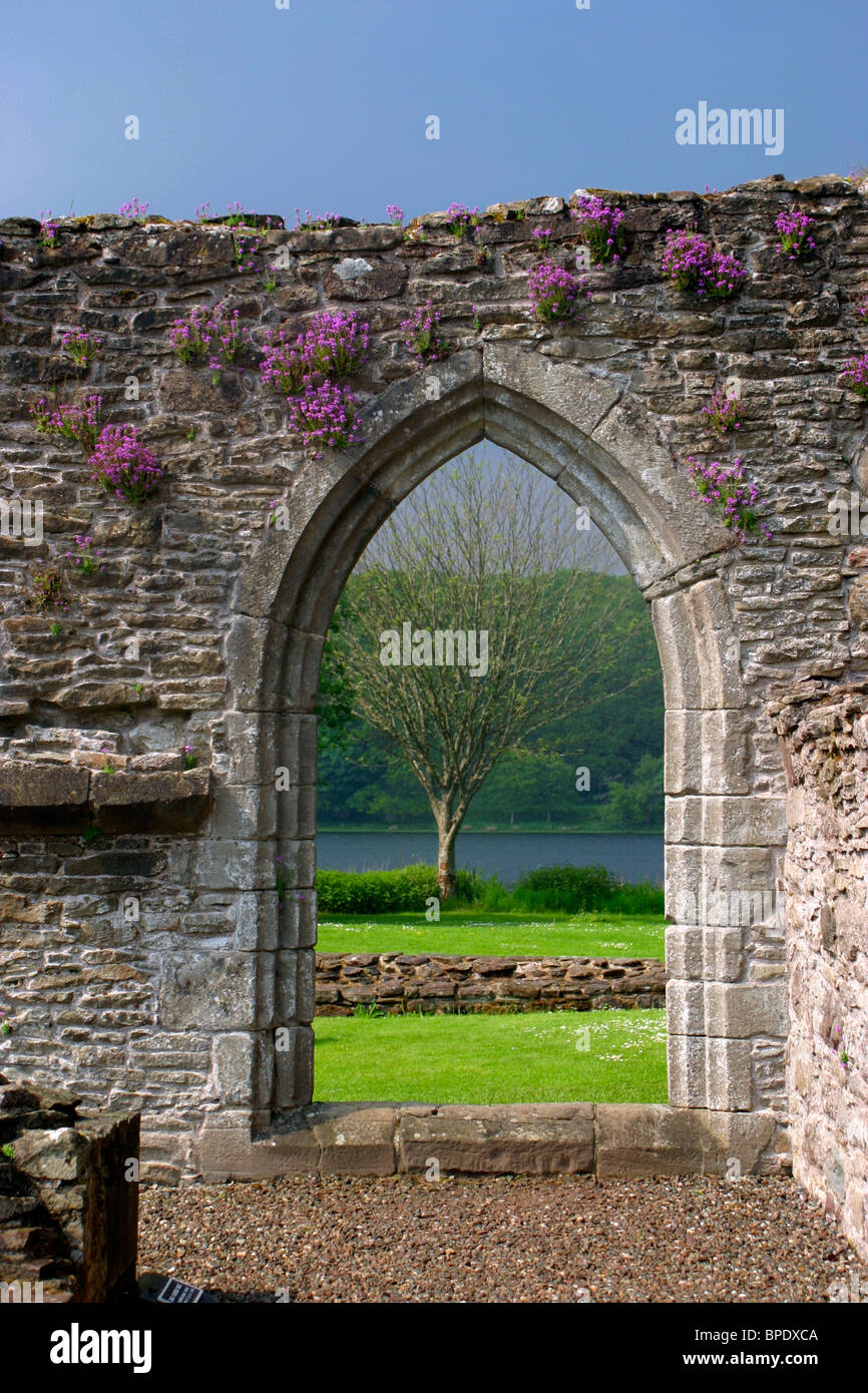 Great Britain, United Kingdom, Scotland. Ruins of Lochleven Castle ...