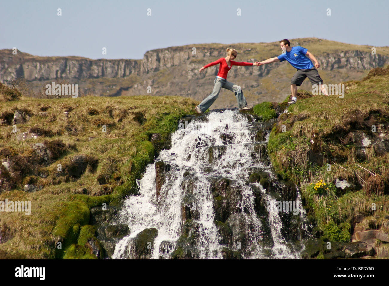 Highlands, Scotland. Faerie falls Stock Photo - Alamy