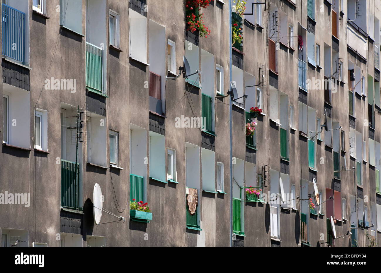 Block flats poland hi-res stock photography and images - Alamy