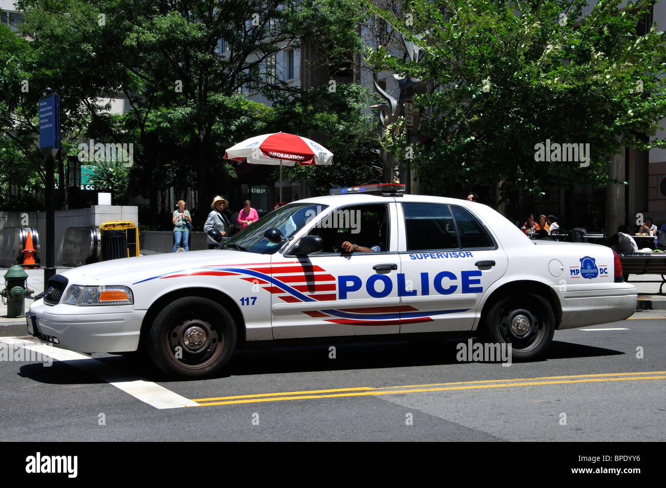 Police car, Washington DC, USA Stock Photo - Alamy