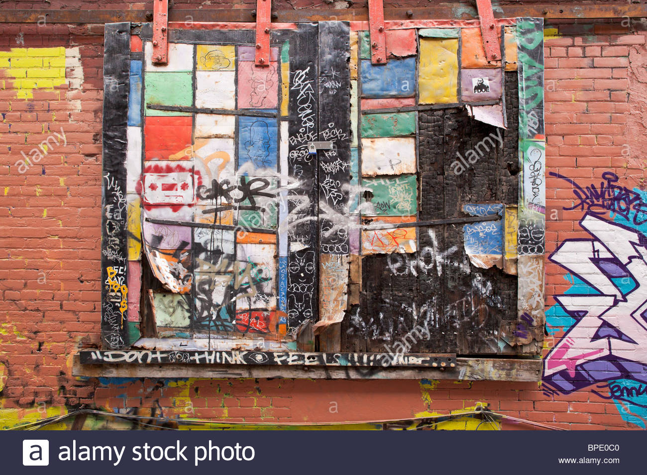 Alley With Wall Painting High Resolution Stock Photography and Images ...