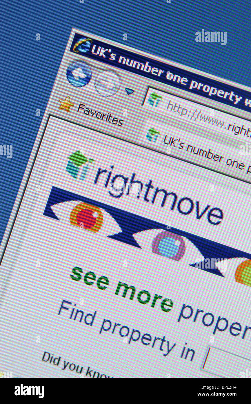 Rightmove property website hi-res stock photography and images - Alamy