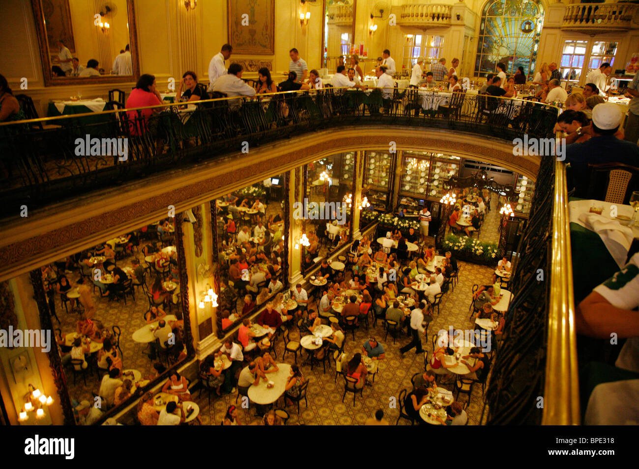 Confeitaria Colombo in the Centro downtown area, Rio de Janeiro, Brazil ...