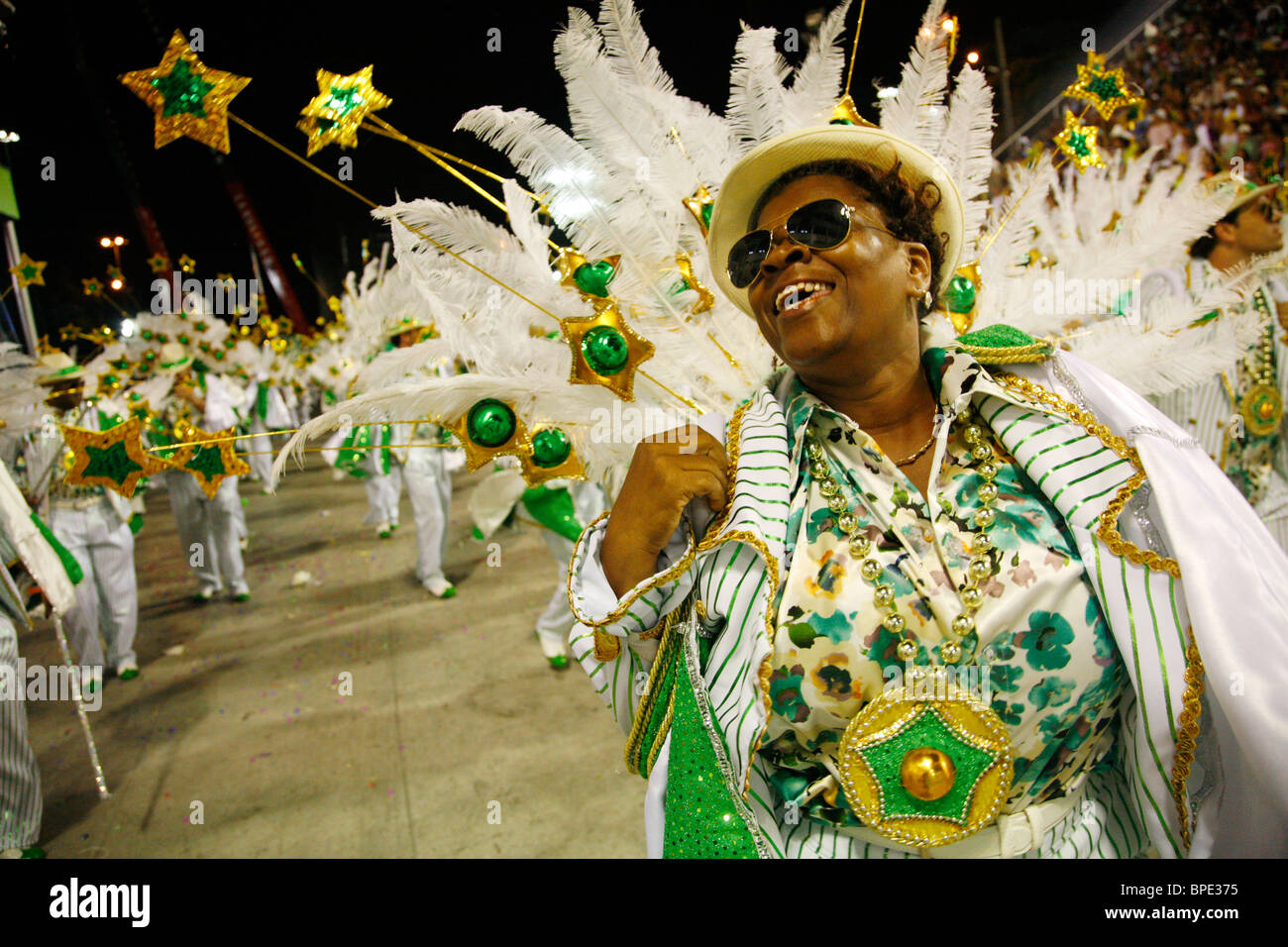 Carnival parade at the Sambodrome, Rio de Janeiro, Brazil Stock Photo ...