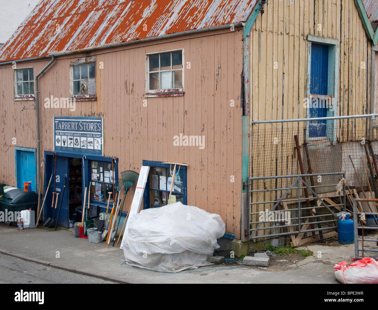 Tarbert Stores, Isle of Harris, Scotland Stock Photo - Alamy