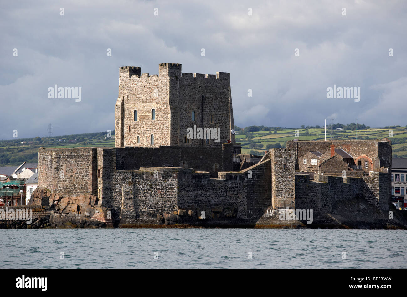 carrickfergus castle carrick county antrim northern ireland uk viewed ...