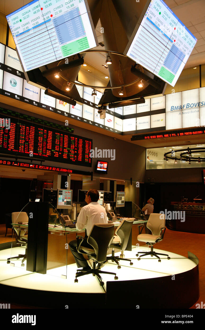 Brazil bovespa trader hi-res stock photography and images - Alamy