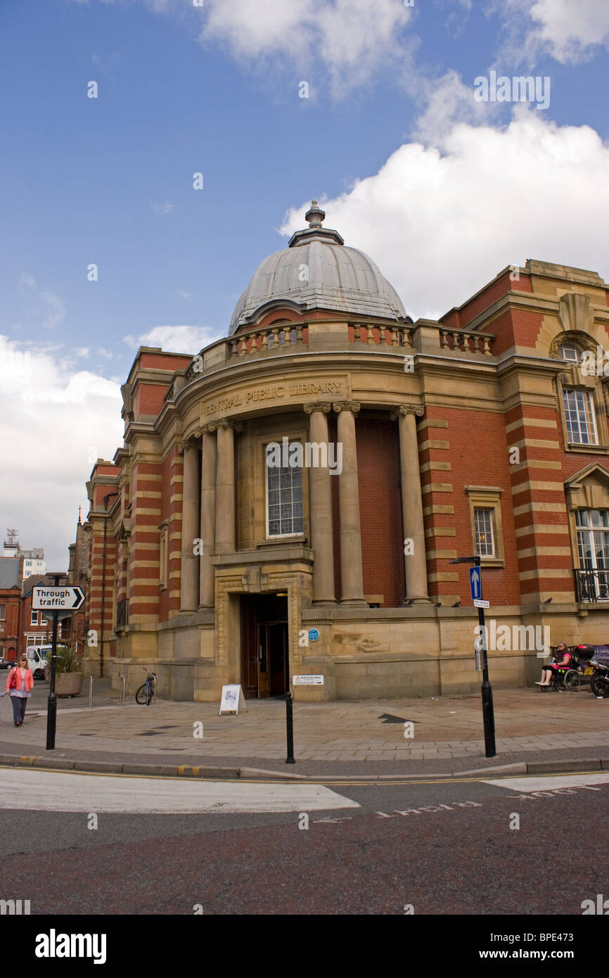 Blackpool Central Library Stock Photo - Alamy