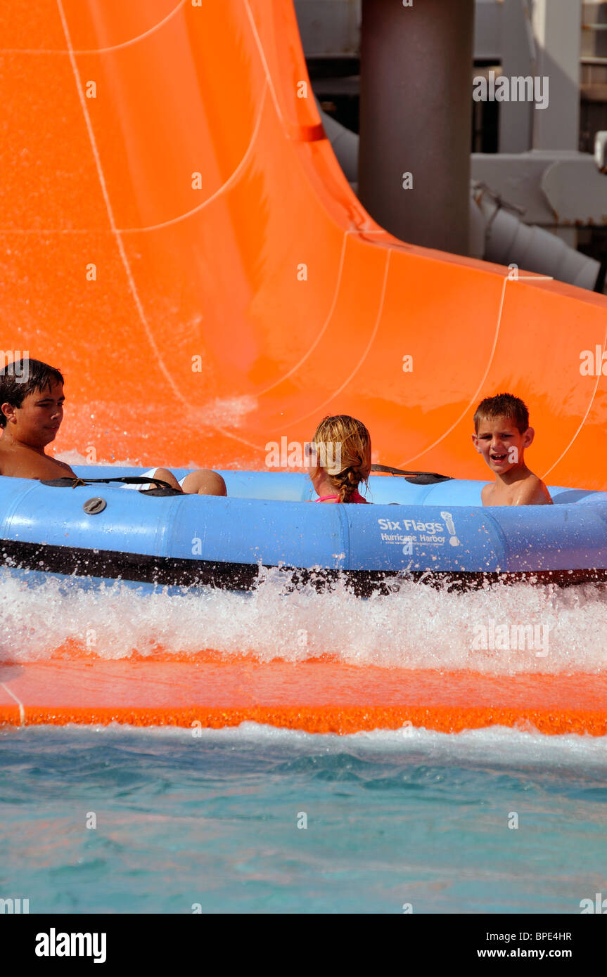 Hurricane harbor waterpark water park amusement slide arlington hi-res ...