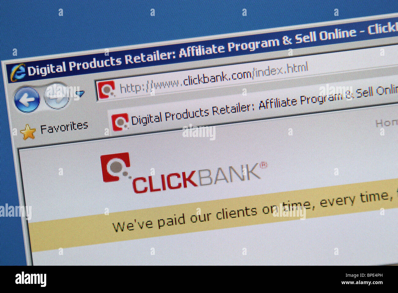 Clickbank hi-res stock photography and images - Alamy
