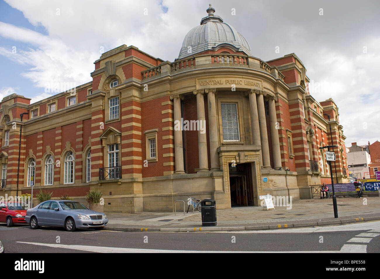Blackpool Central Library Stock Photo - Alamy