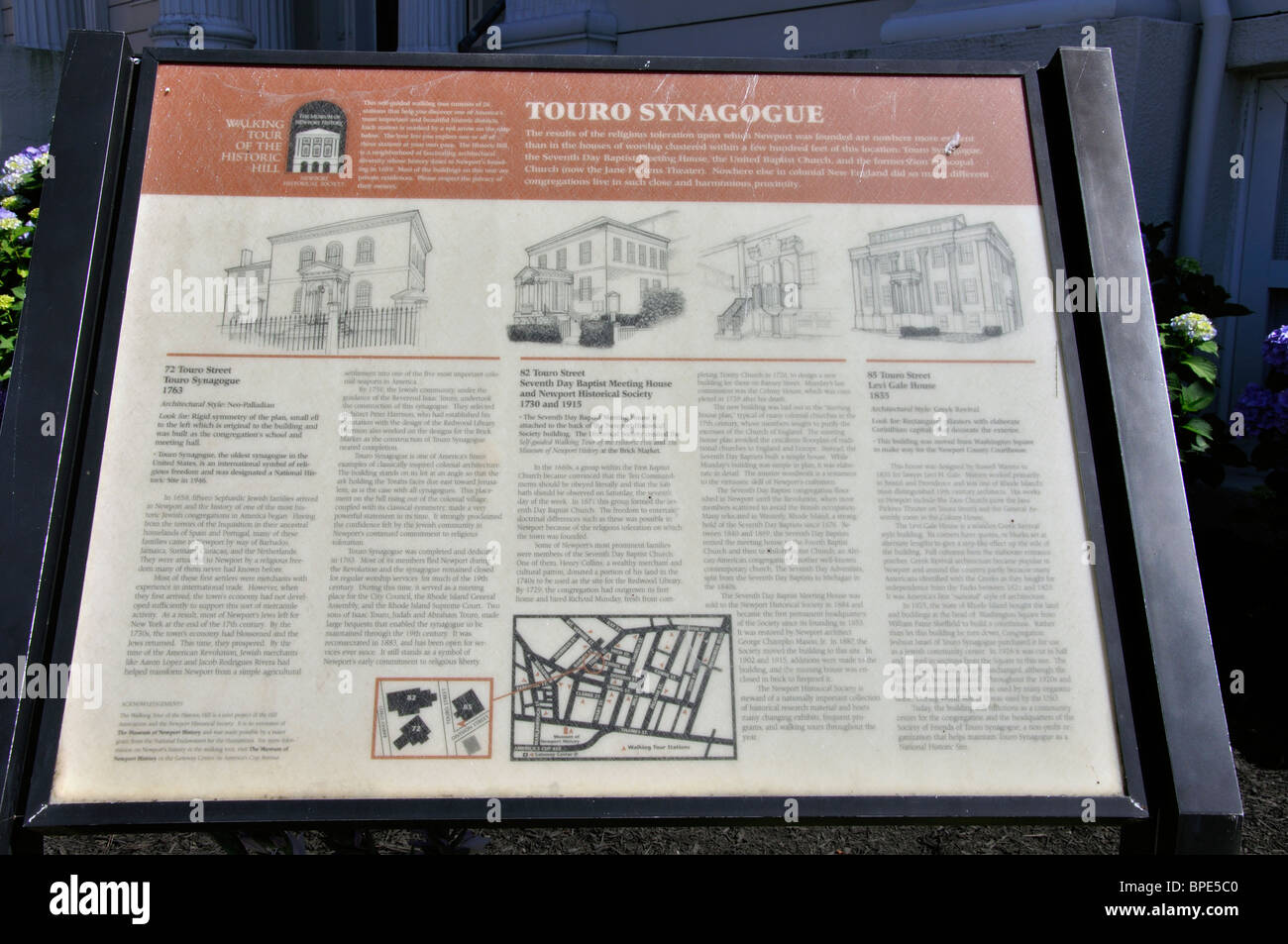 Touro Synagogue, Newport, Rhode Island, USA - the oldest synagogue in ...