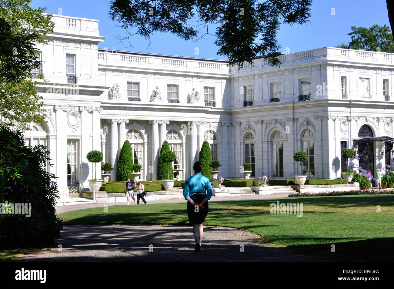 Rosecliff mansion, Newport, Rhode Island, USA Stock Photo - Alamy