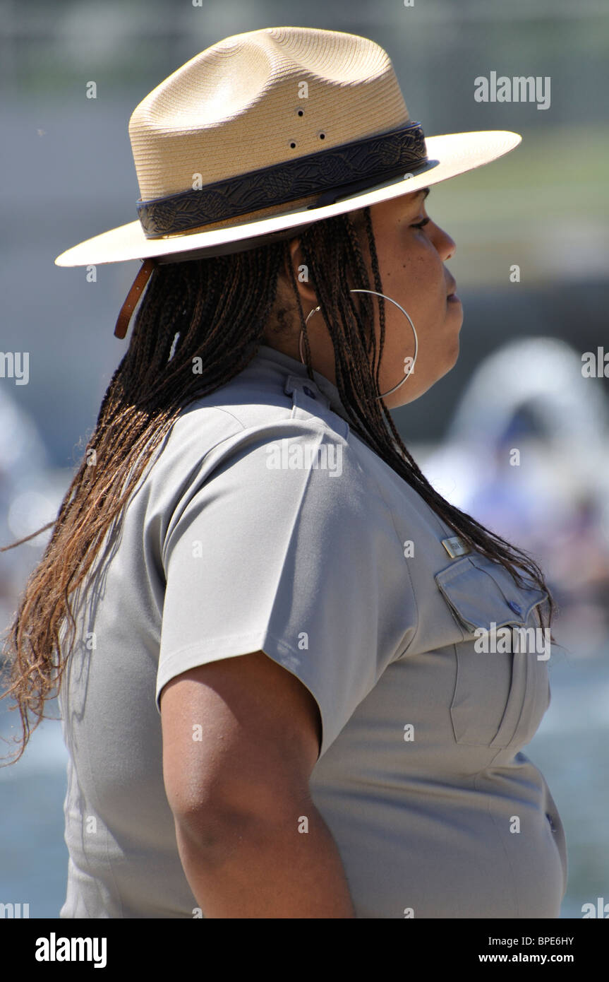 US National Park ranger in uniform, Washington DC, USA Stock Photo - Alamy