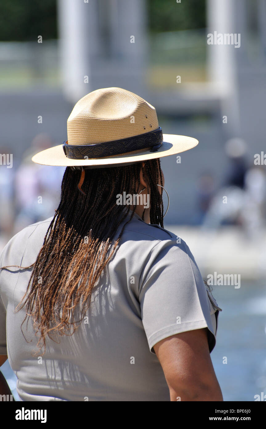 US National Park ranger in uniform, Washington DC, USA Stock Photo - Alamy