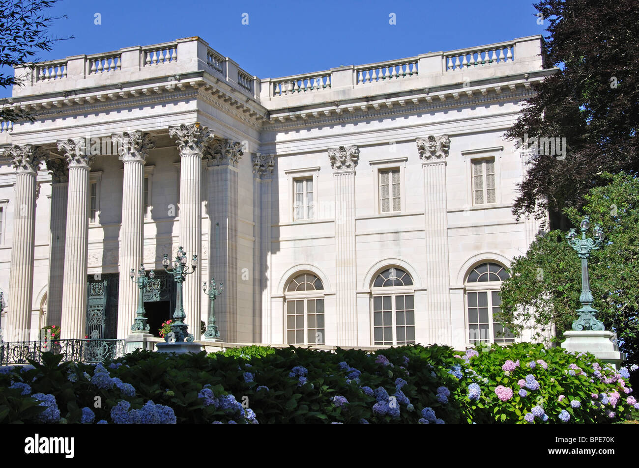 Marble House, Vanderbilt Mansion, Newport, Rhode Island, USA Stock ...
