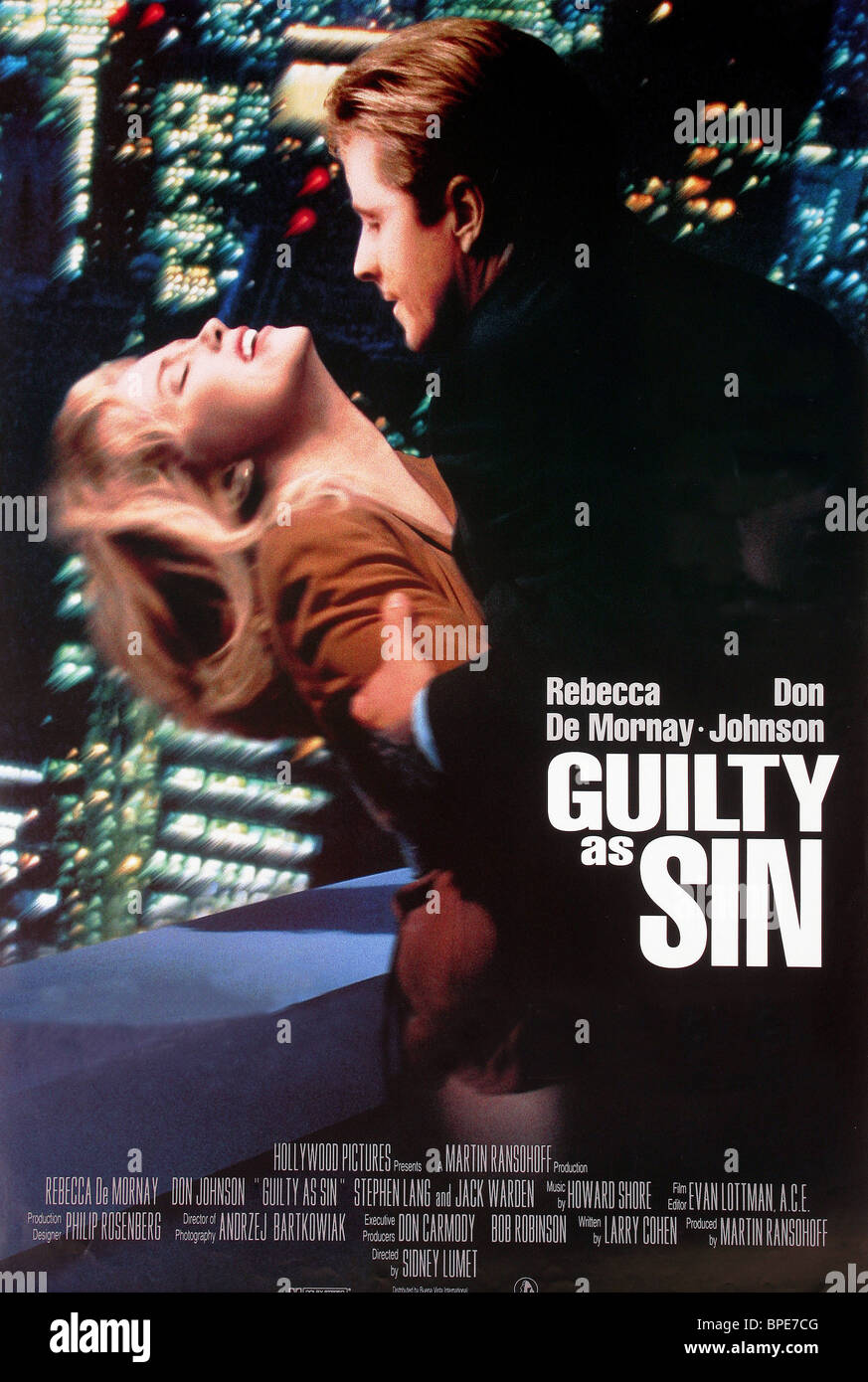 Guilty As Sin 1993 Rebecca De Mornay High Resolution Stock Photography and Images - Alamy