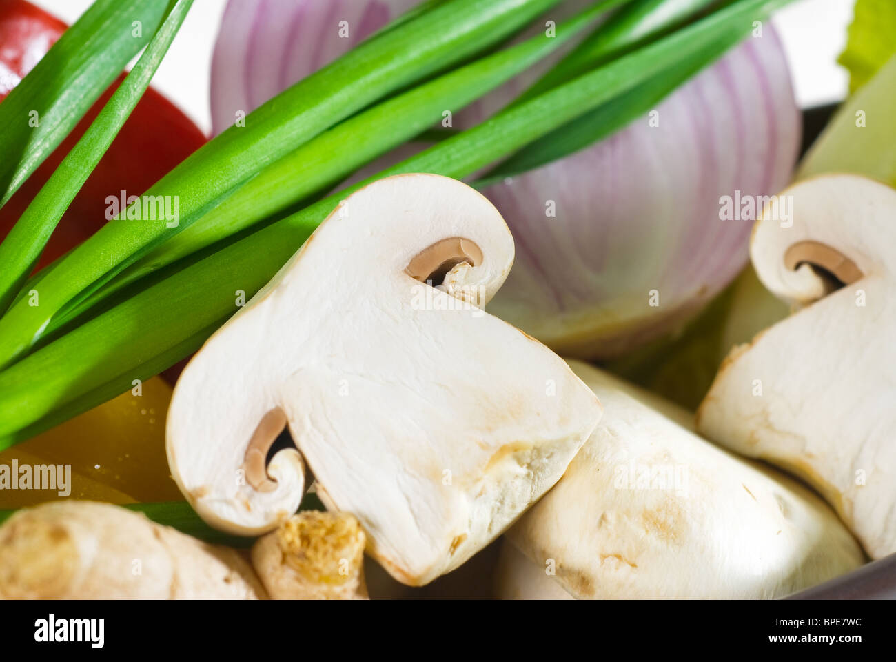 assorted fresh vegetables, base for a healty diet and nutruition Stock ...