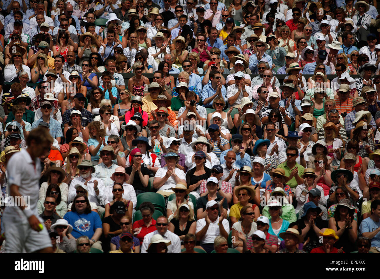 Tennis crowds wimbledon stands hi-res stock photography and images - Alamy
