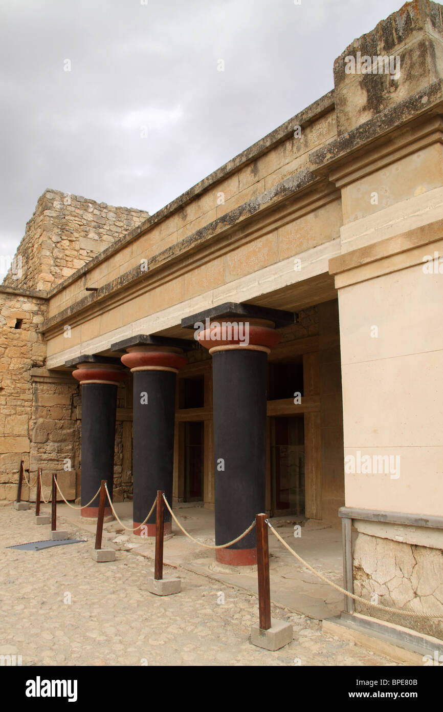 Hall of the Double Axes or King’s Megaron, Palace of Knossos, Iraklio ...