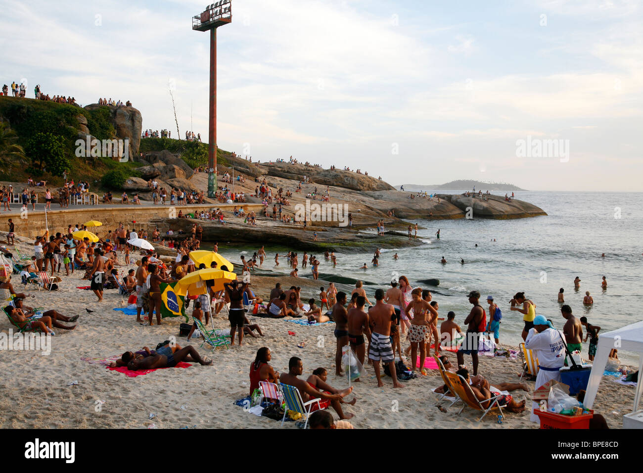 Arpoador beach, Rio de Janeiro, Brazil Stock Photo - Alamy