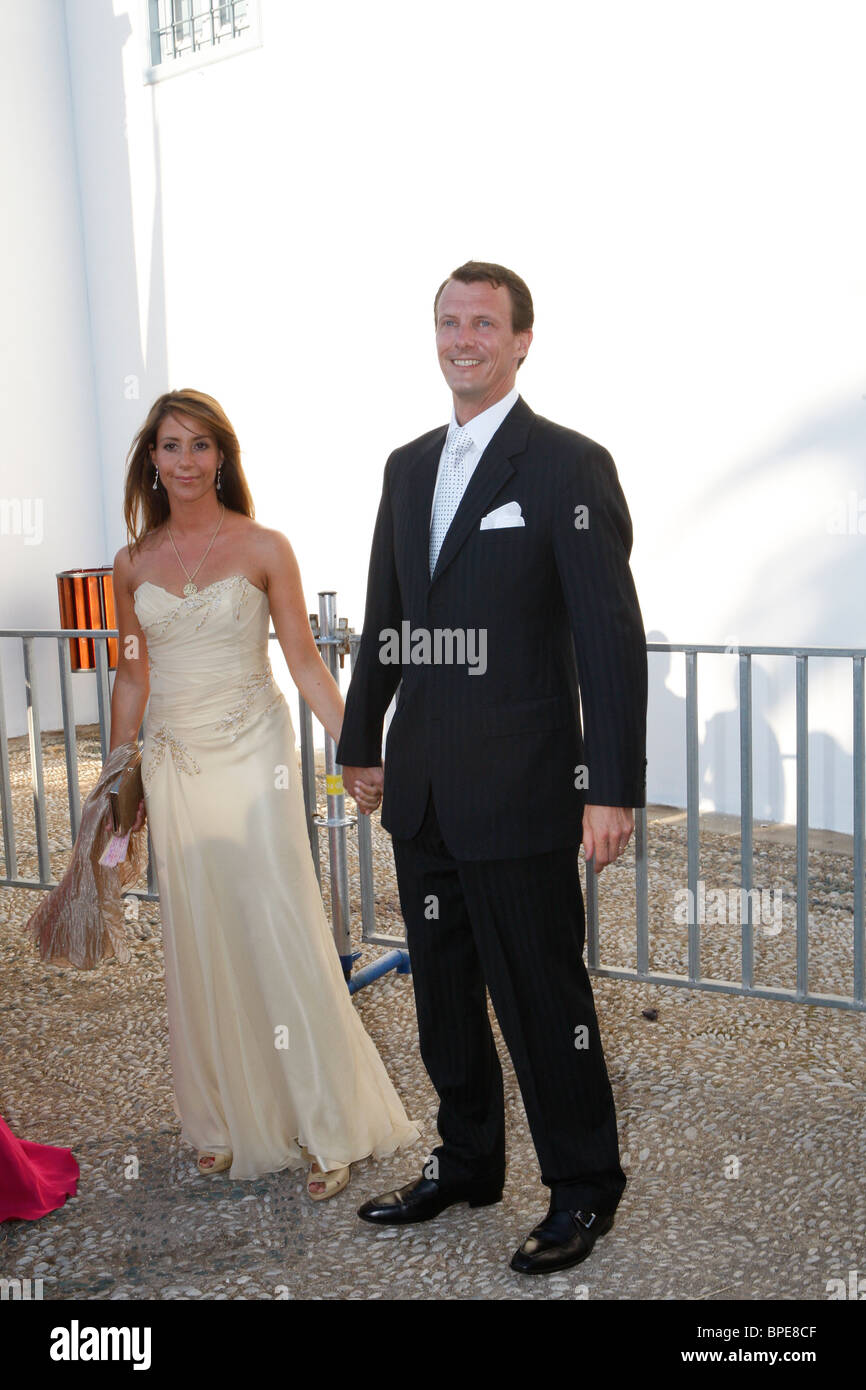 Prince Joachim of Denmark and Princess Marie of Denmark arrive for the ...