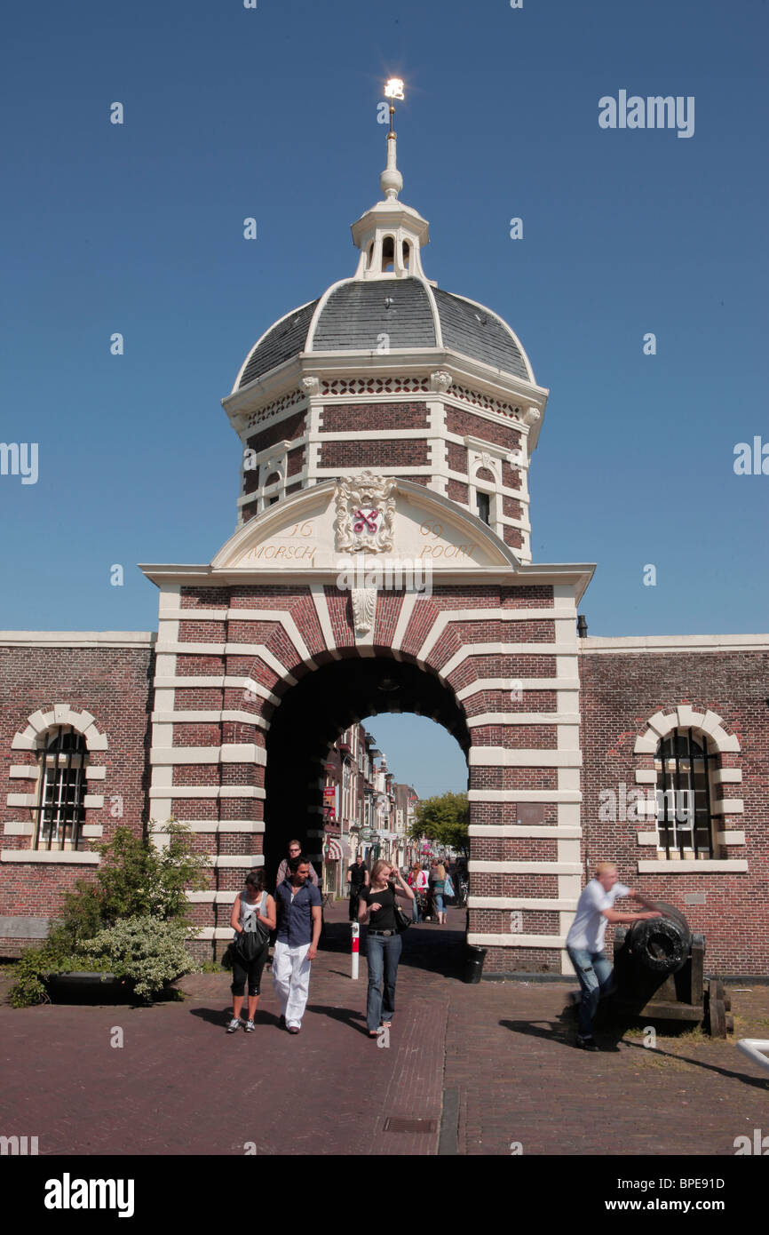 City gate morspoort leiden netherlands hi-res stock photography and ...