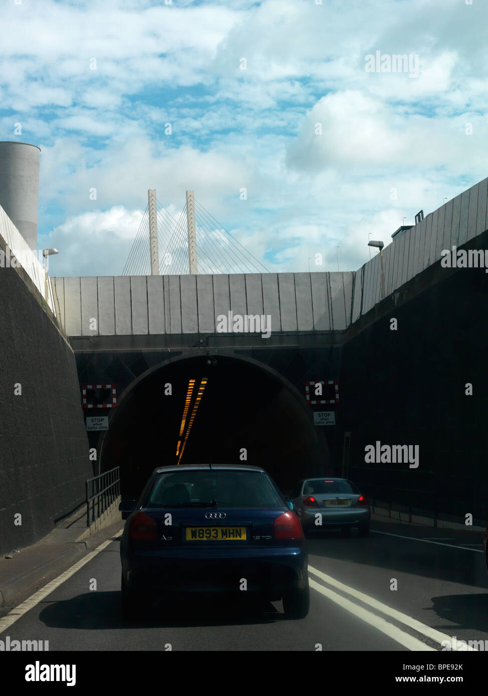 Dartford Kent England Cars At Dartford Tunnel Stock Photo - Alamy