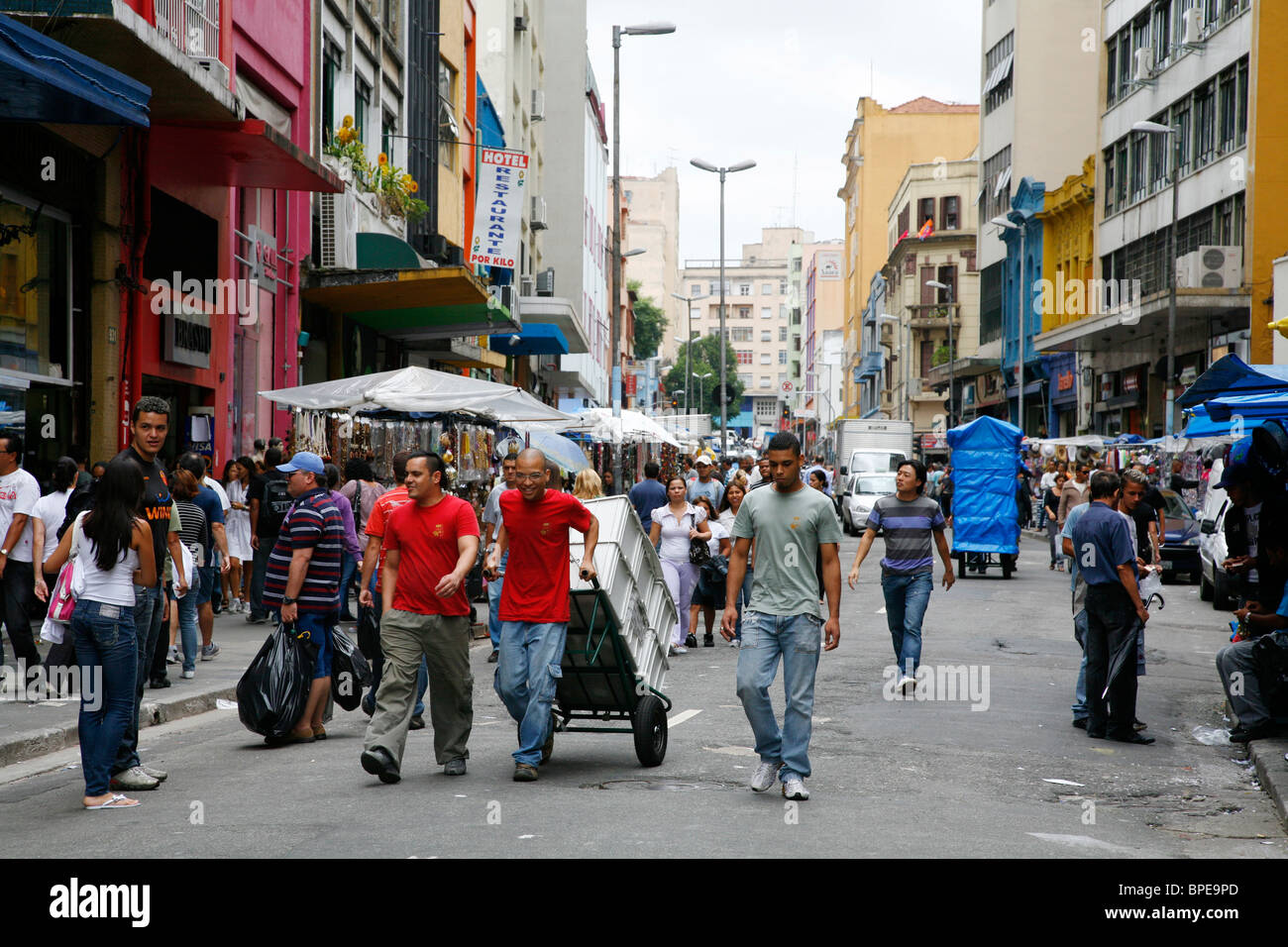 Street scene in Central downtown Sao Paulo, Brazil Stock Photo - Alamy