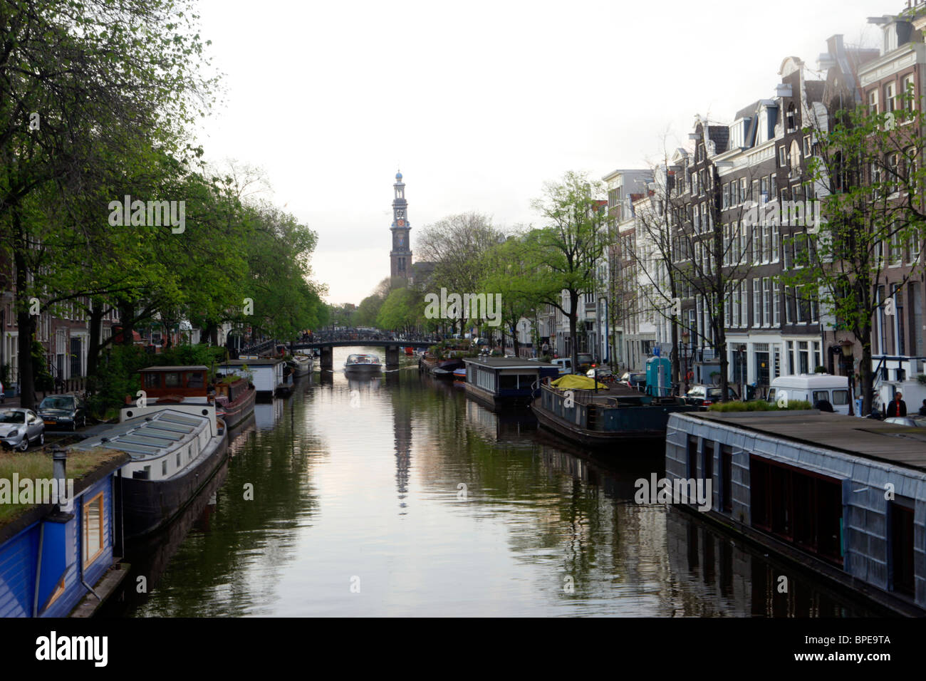 Prinsengracht canal in Amsterdam Stock Photo - Alamy