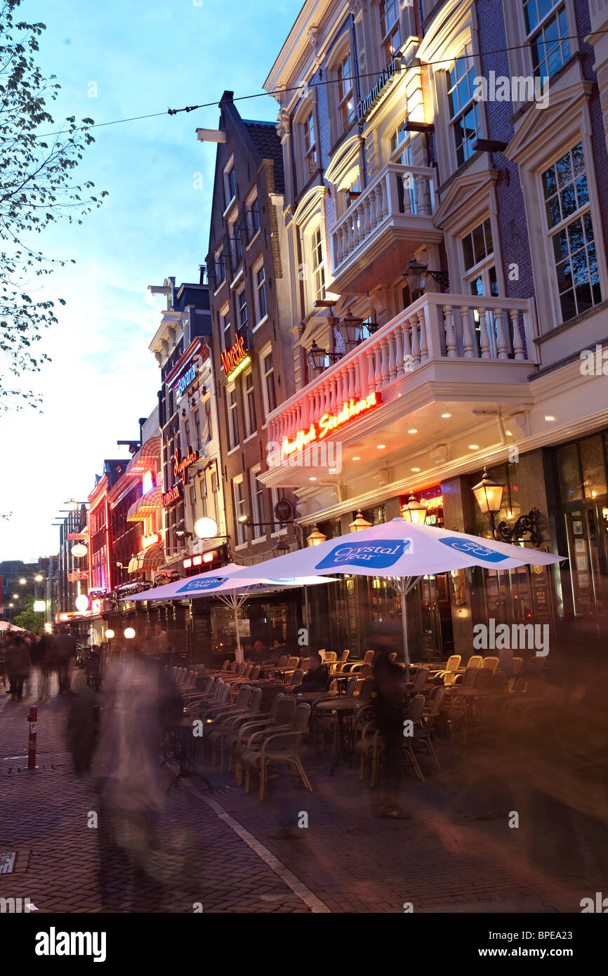 Netherlands amsterdam leidseplein nightlife hi-res stock photography ...