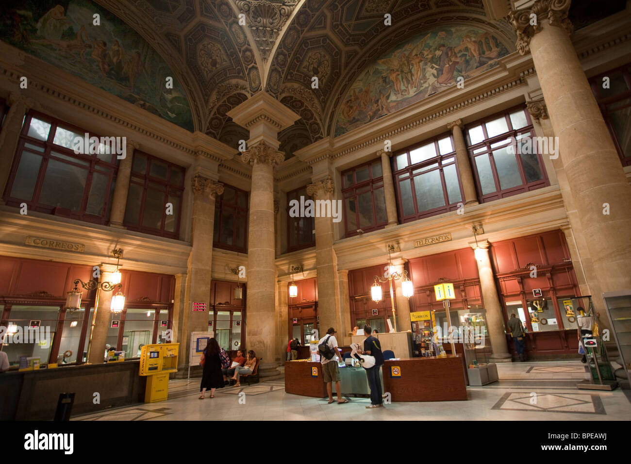 Main post office barcelona spain hi-res stock photography and images ...