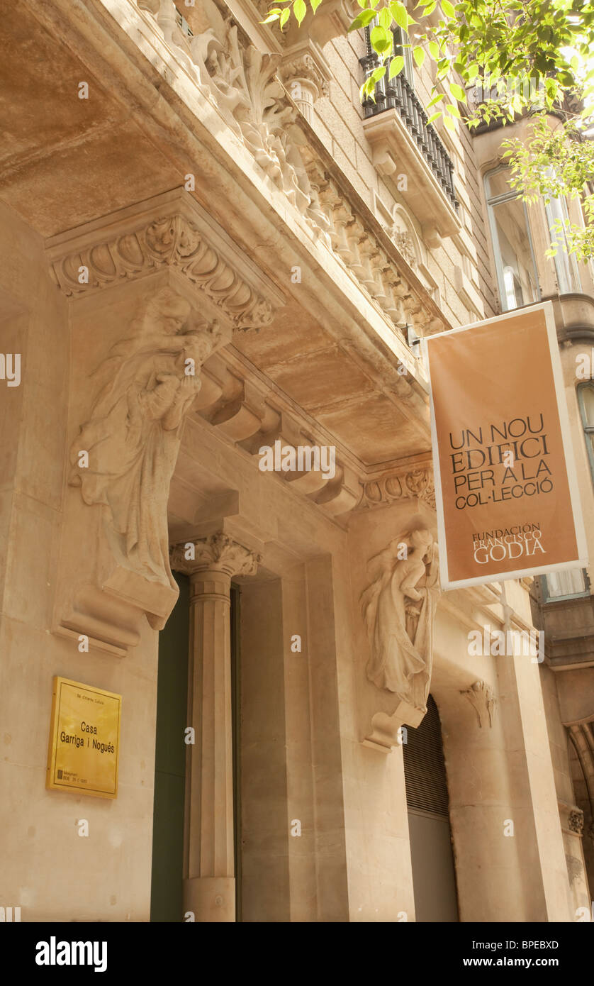 Barcelona Fundacion Francisco Godia Exterior Stock Photo - Alamy