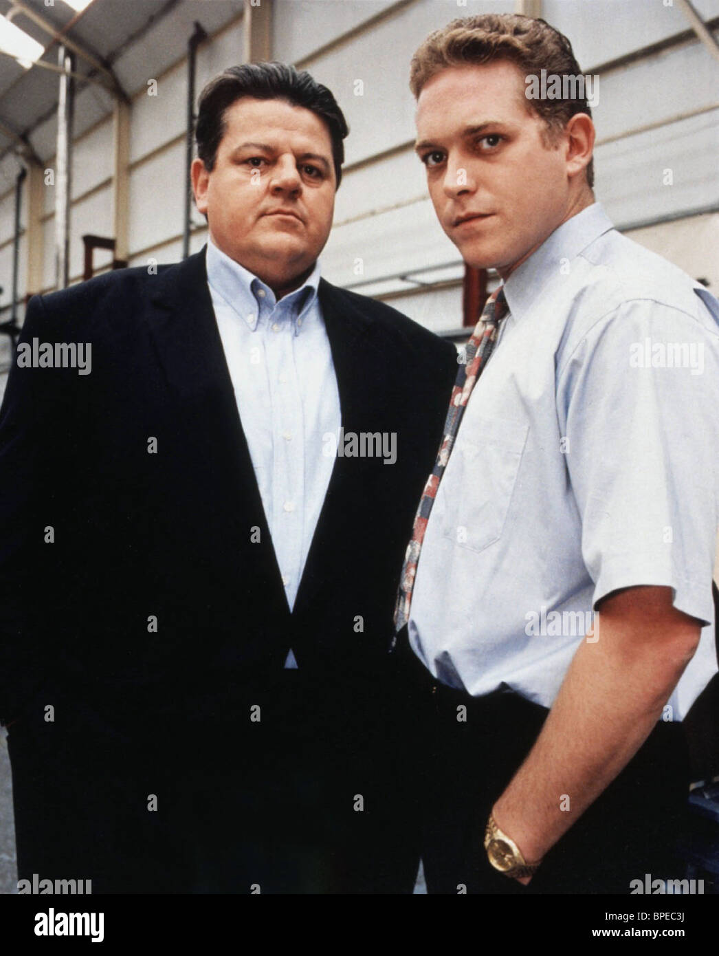 ROBBIE COLTRANE & BARNABY KAY CRACKER (1993 Stock Photo: 31049638 - Alamy