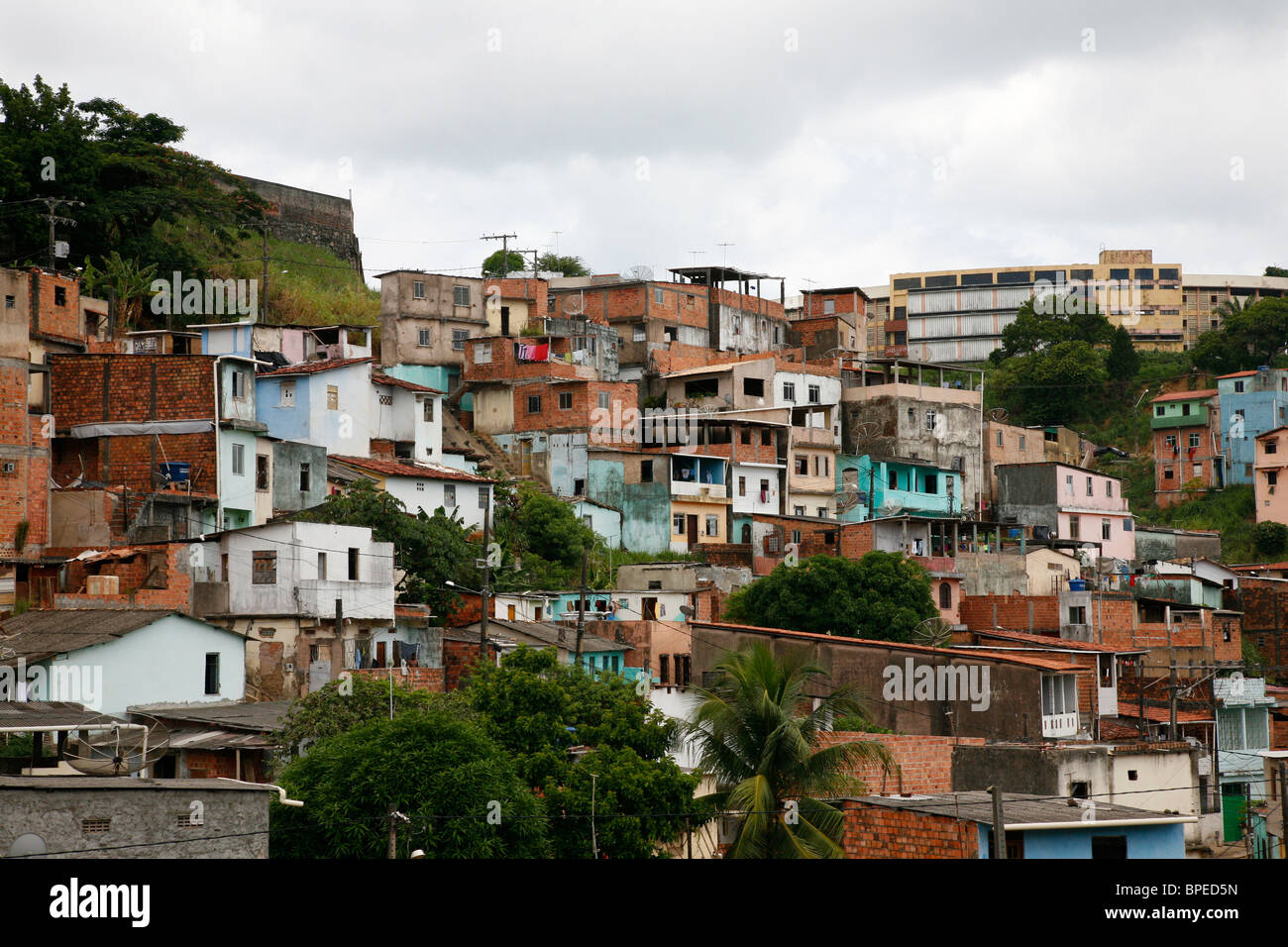 Favela in Salvador, Bahia, Brazil Stock Photo - Alamy