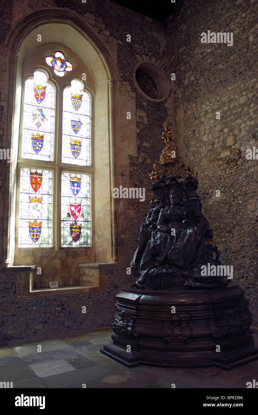 Stained Glass Window The Great Hall Winchester Stock Photo - Alamy