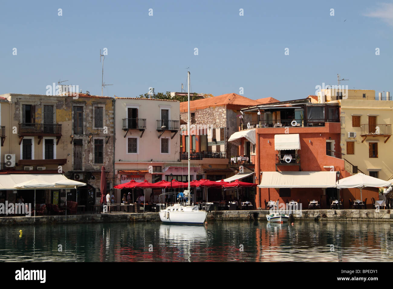 Old venetian port, Rethymno, Crete, Greece Stock Photo - Alamy