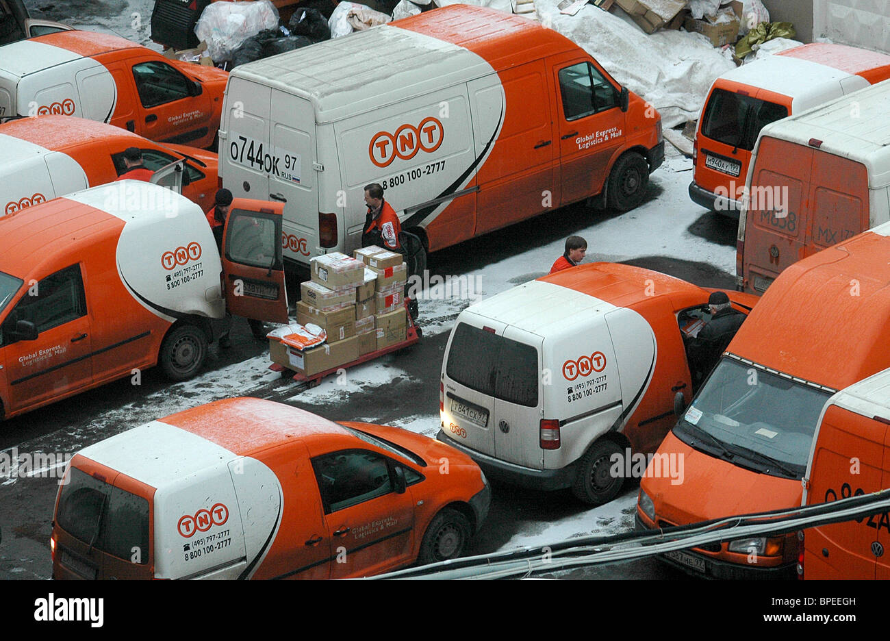 Tnt Delivery High Resolution Stock Photography and Images - Alamy