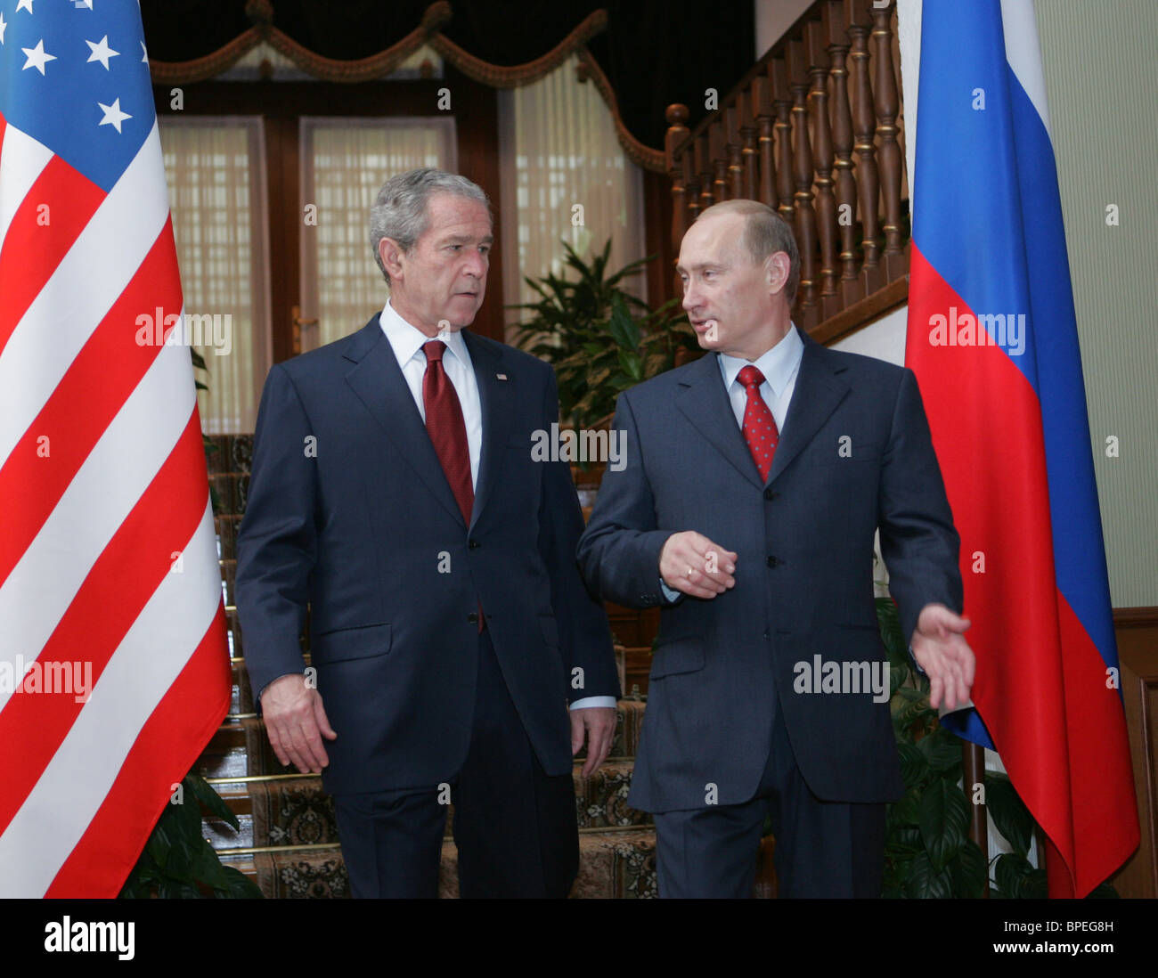 Putin Bush High Resolution Stock Photography and Images - Alamy