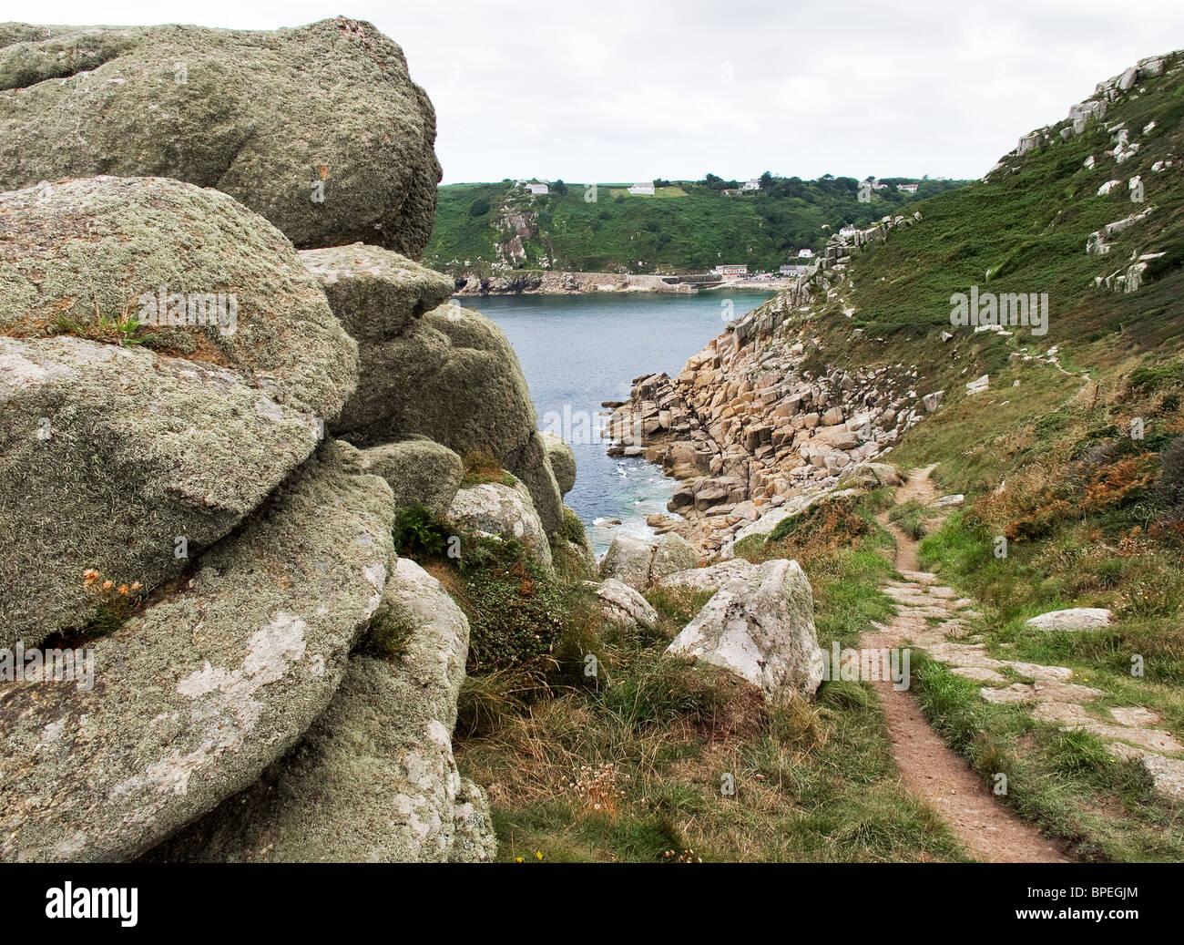 Lamorna in Cornwall Stock Photo - Alamy