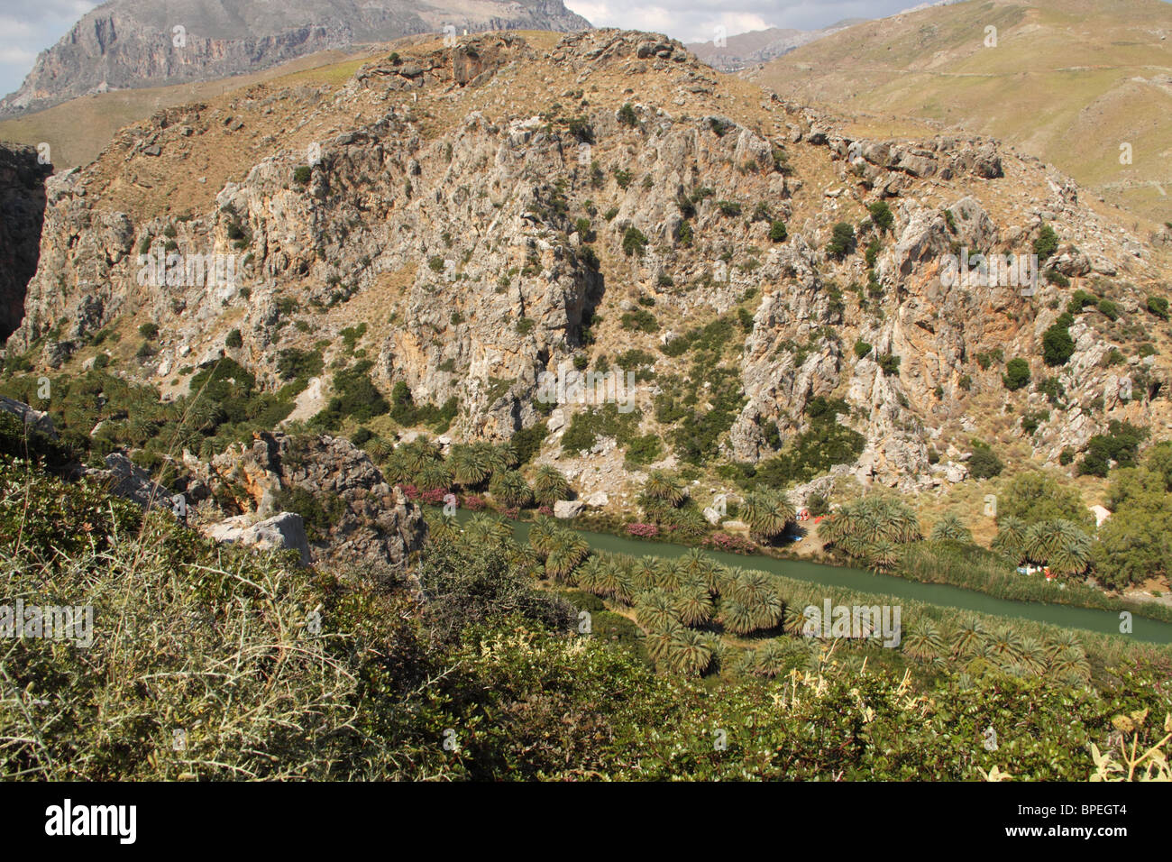 Preveli palm forest hi-res stock photography and images - Alamy