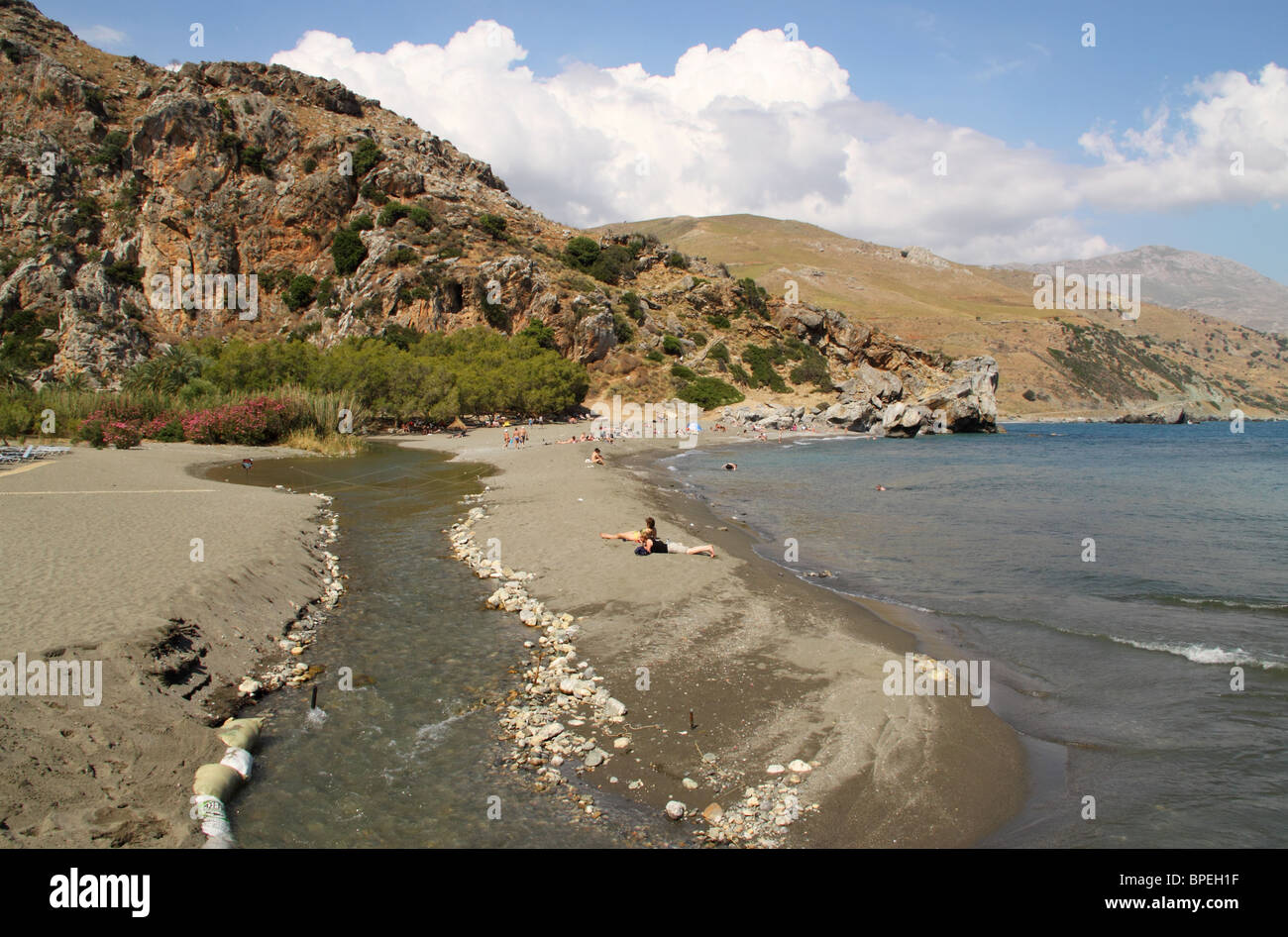 Preveli Beach, Rethymno Prefecture, Crete, Greece Stock Photo - Alamy