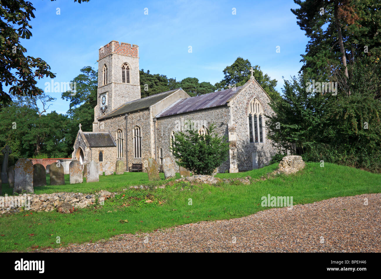 The Church of Saint Mary the Virgin at Saxlingham Nethergate, Norfolk ...