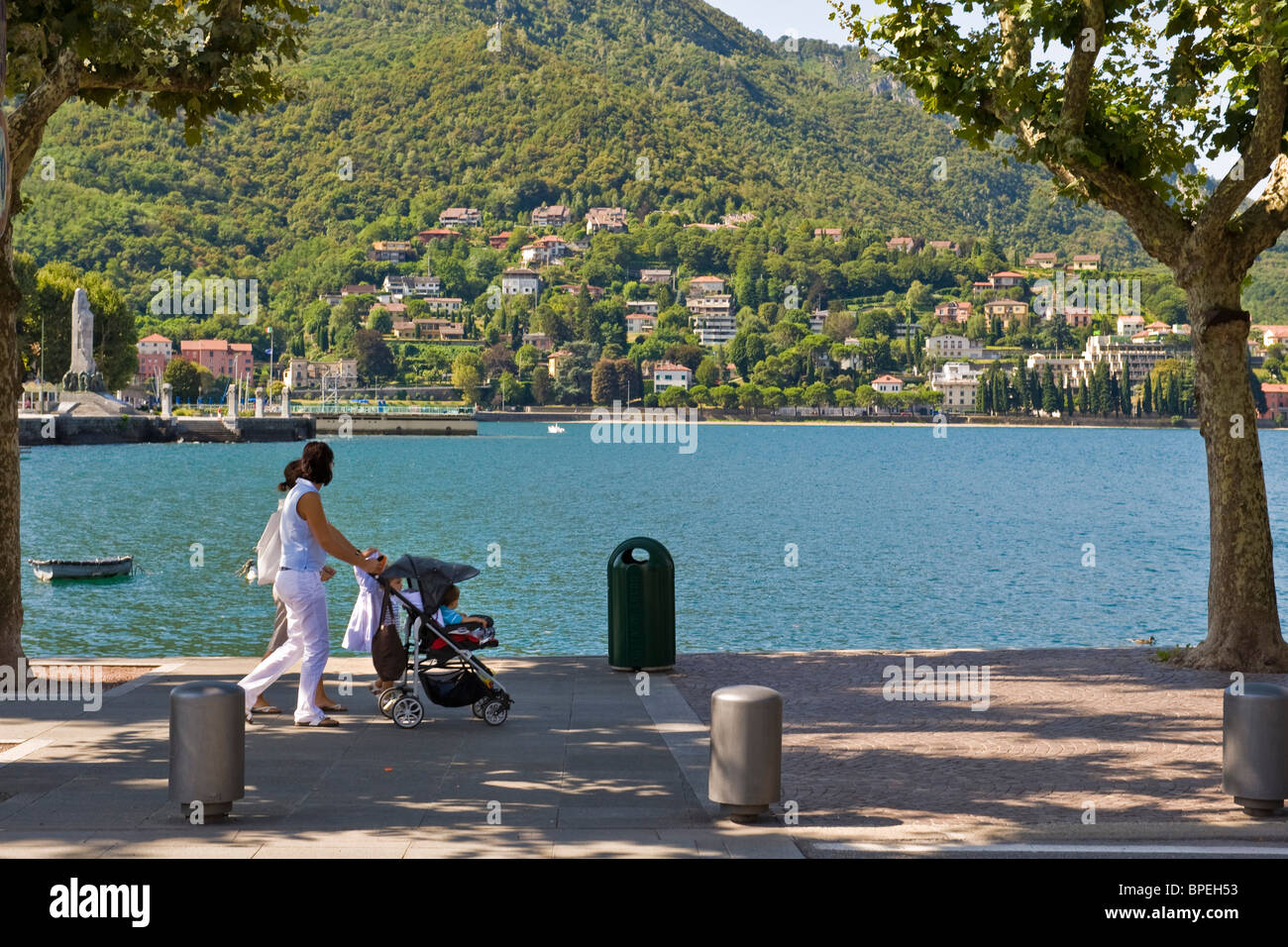 Lecco lake, Lecco, Italy Stock Photo - Alamy