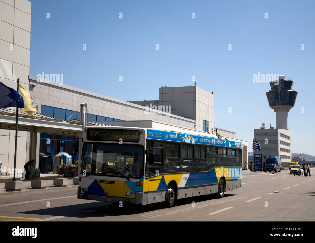 Eleftherios Venizelos Athens International Airport Athens Greece Stock ...